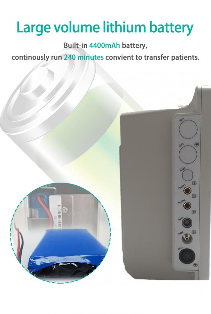 First Aid Patient Vital Signs Monitor Anti Jamming Analog Output