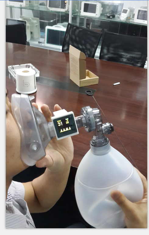 Portable Medical EtCO2 Monitor Capnography EtCO2 Sensor End Tidal Co2 ...