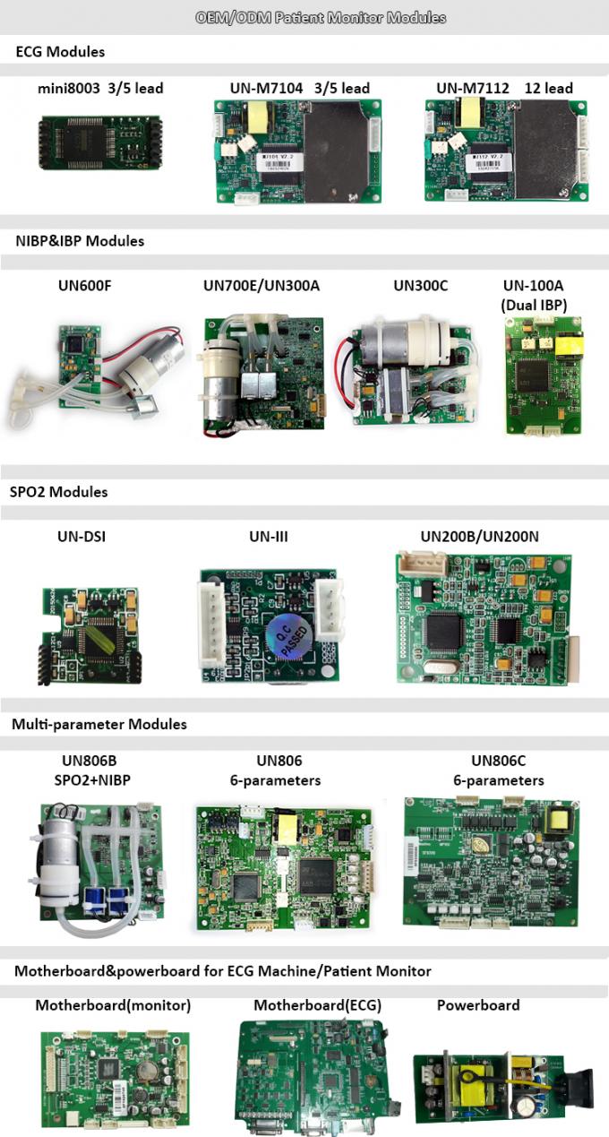 UNMED Patient Monitor Module Holter Vital Signs Monitoring ABPM bp machine