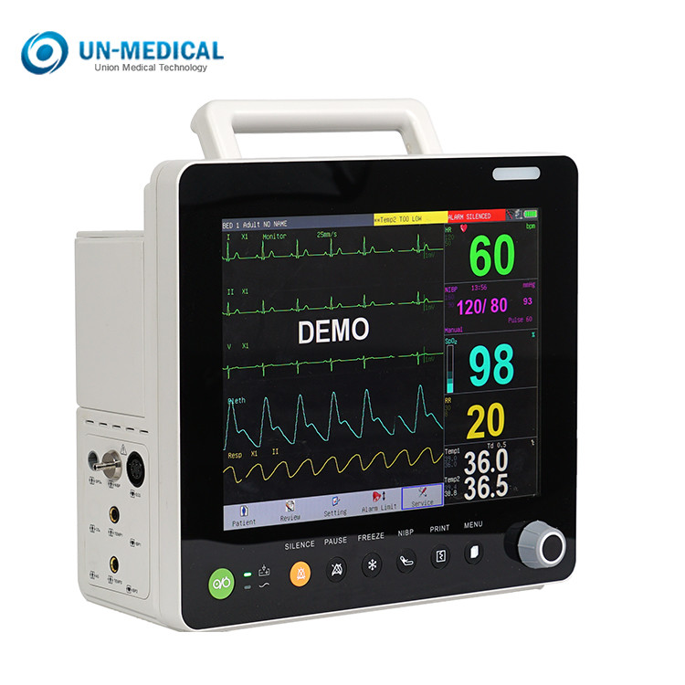First Aid SPO2 NIBP ECG Multi Parameter Patient Monitor With ...