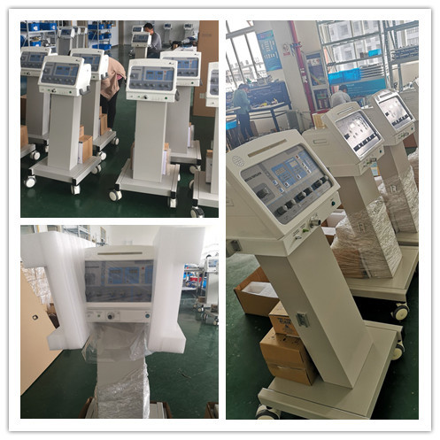 Pediatric Adult ICU Ventilator Machine 40%-100% FiO2 Hospital Breathing ...